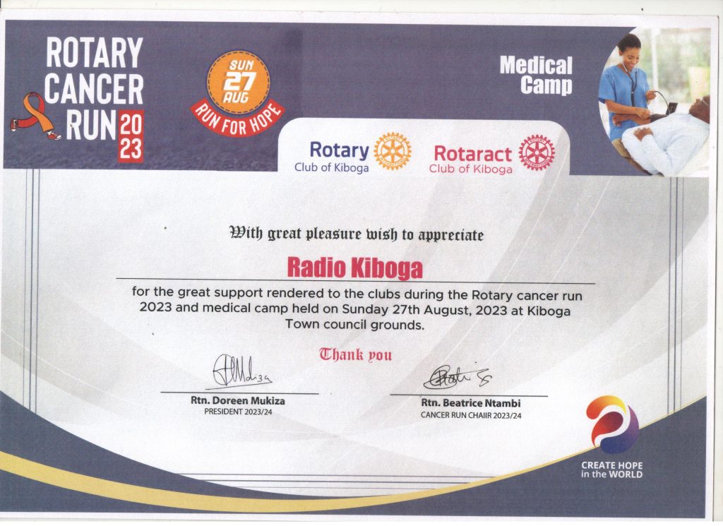 ROTARY CLUB RECOGNISES COMMUNITY GREEN RADIO’S MOBILISATION EFFORTS ...